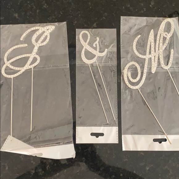 Other | Jm Crystals Cake Toppers | Poshmark